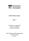 EE2073 - NTU - Introduction To Eee Design & Project - Studocu