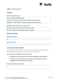 CHC30221 - Certificate III school based education support - Studocu