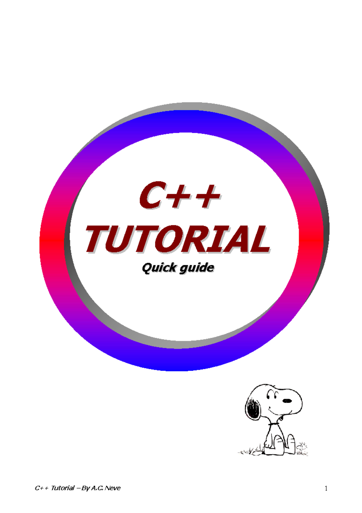 C tutorial - C C++++ T TUUTTOORRIIAALL Q Quuiicckk gguuiiddee STRUTTURA ...