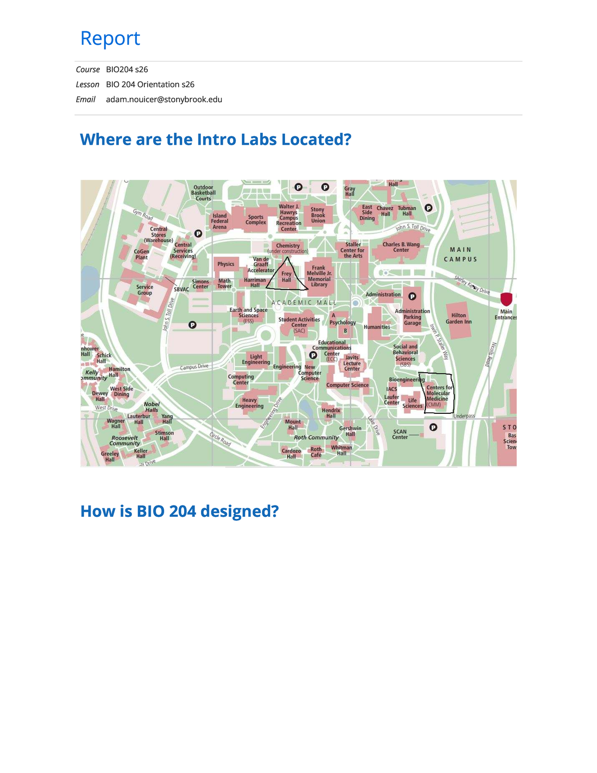 BIO 204 s26 Orientation Report: Intro Labs & Course Design Insights ...