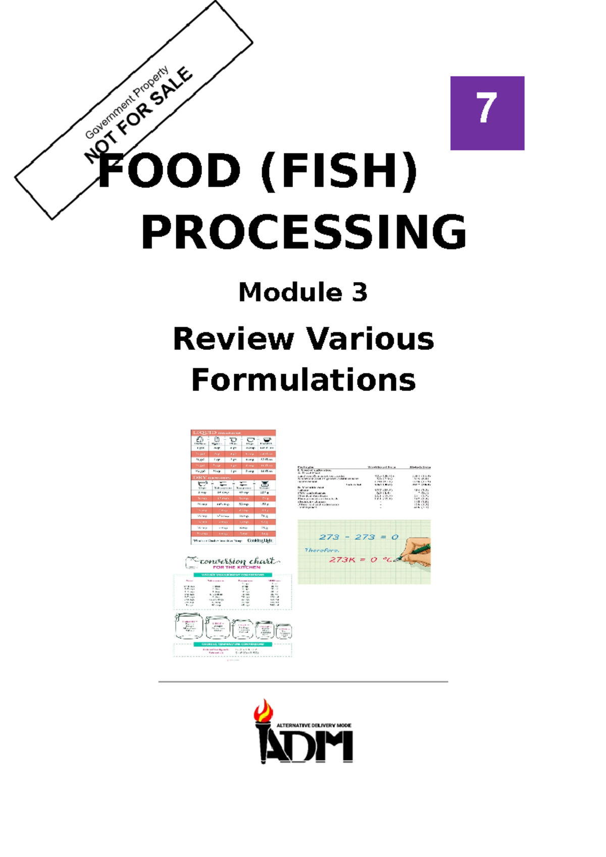 Food Processing TLE 7 AFA-FP Module 3: Fish Formulations Review - Studocu