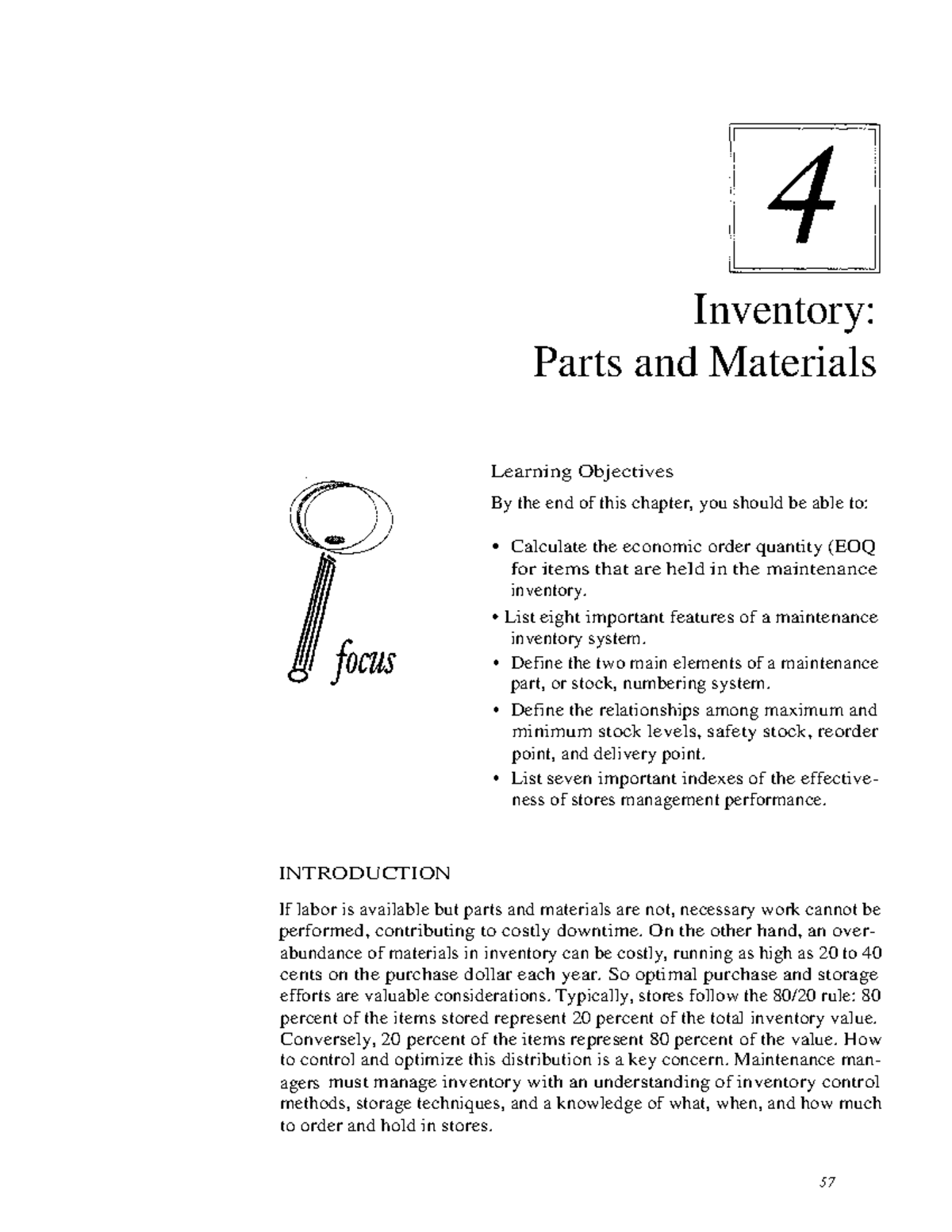 Inventory Part and Material - Inventory: Parts and Materials Learning ...