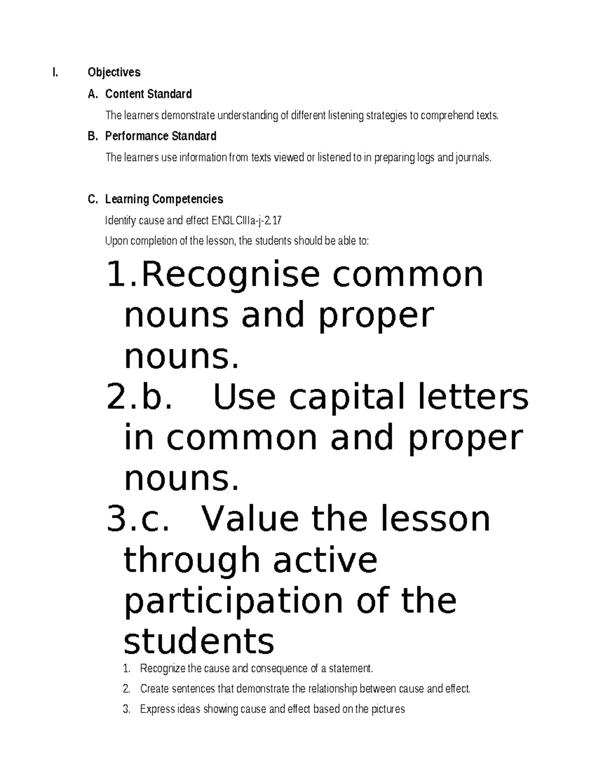 Detailed- Lesson-PLAN-FOR-DEMO-IN- English - I. Objectives A. Content ...