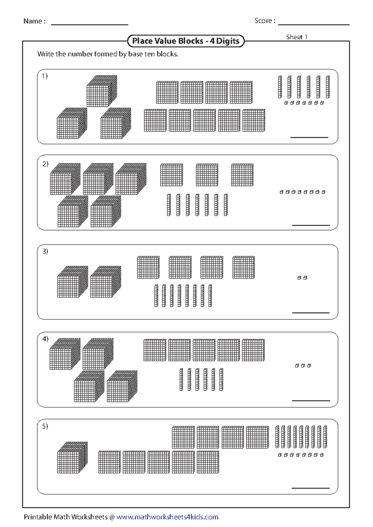 Main 4-digits-place-value-block-worksheet-with-answer-key - Bachelor of ...