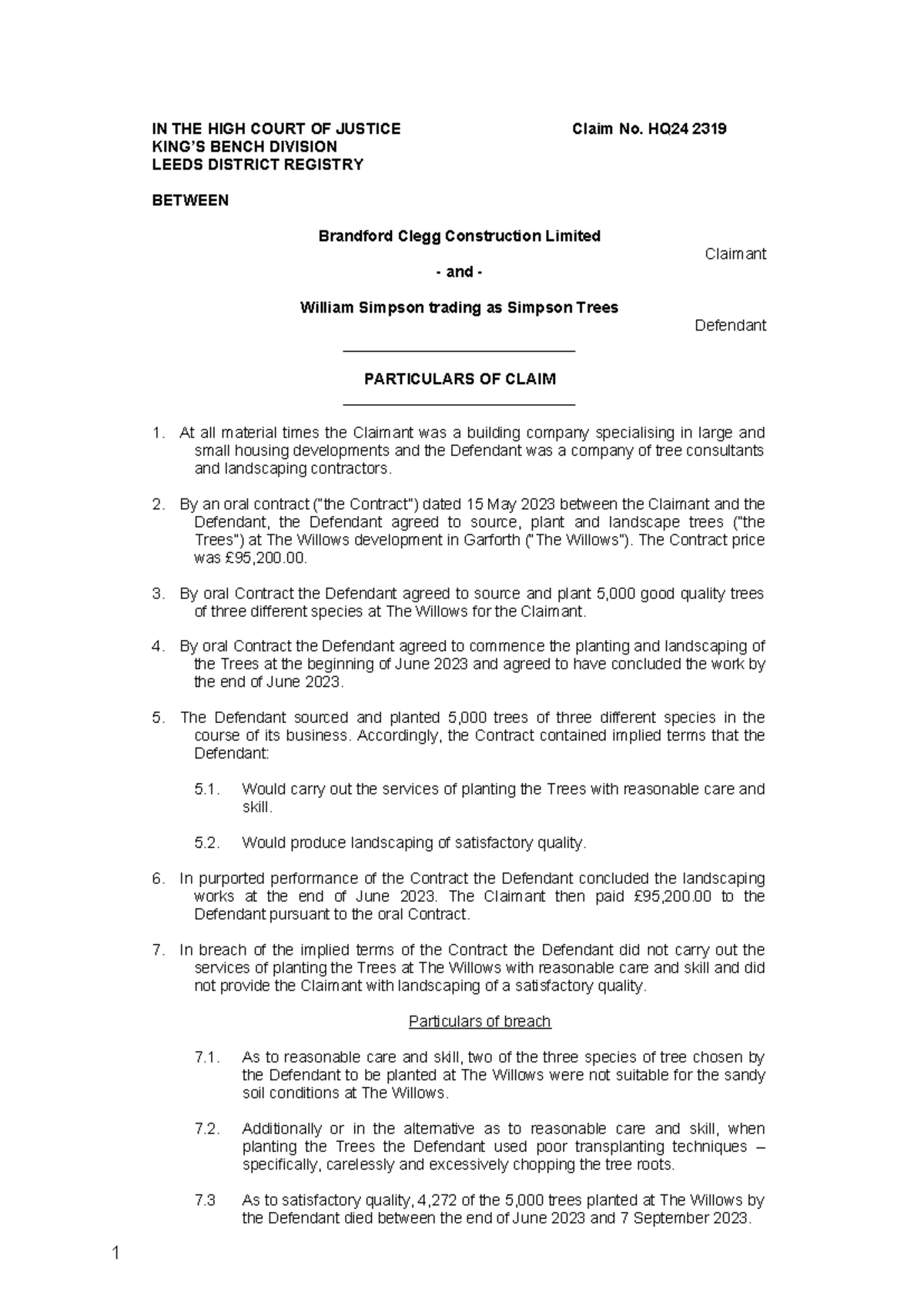 LPC 5: Drafting a Directions Order for Case Management - Studocu