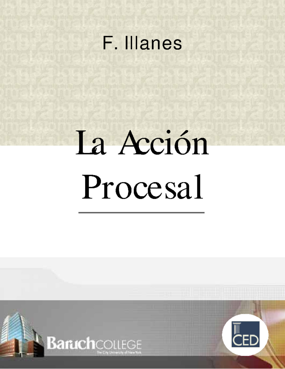Acción Procesal: Conceptos y Clases en Derecho (AC-101) - Studocu