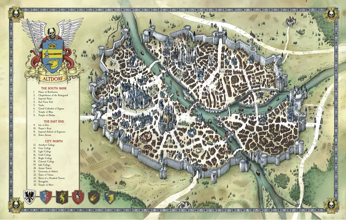 WFRP Altdorf Maps: Physics of Fight Overview - Studocu