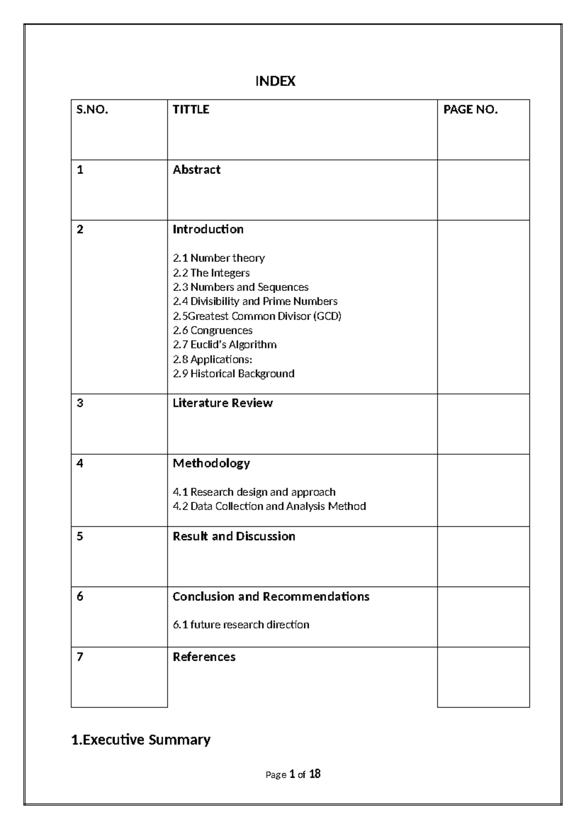 Elementary Number Theory and Its Applications (MATH 101) - Studocu