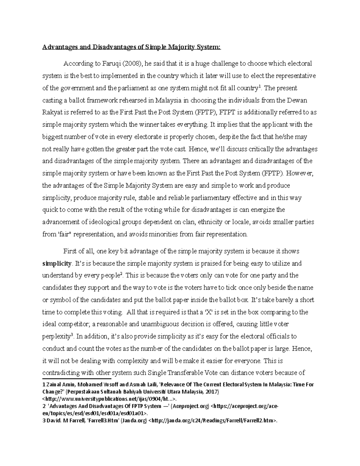 Advantages AND Disadvantages - Advantages and Disadvantages of Simple ...