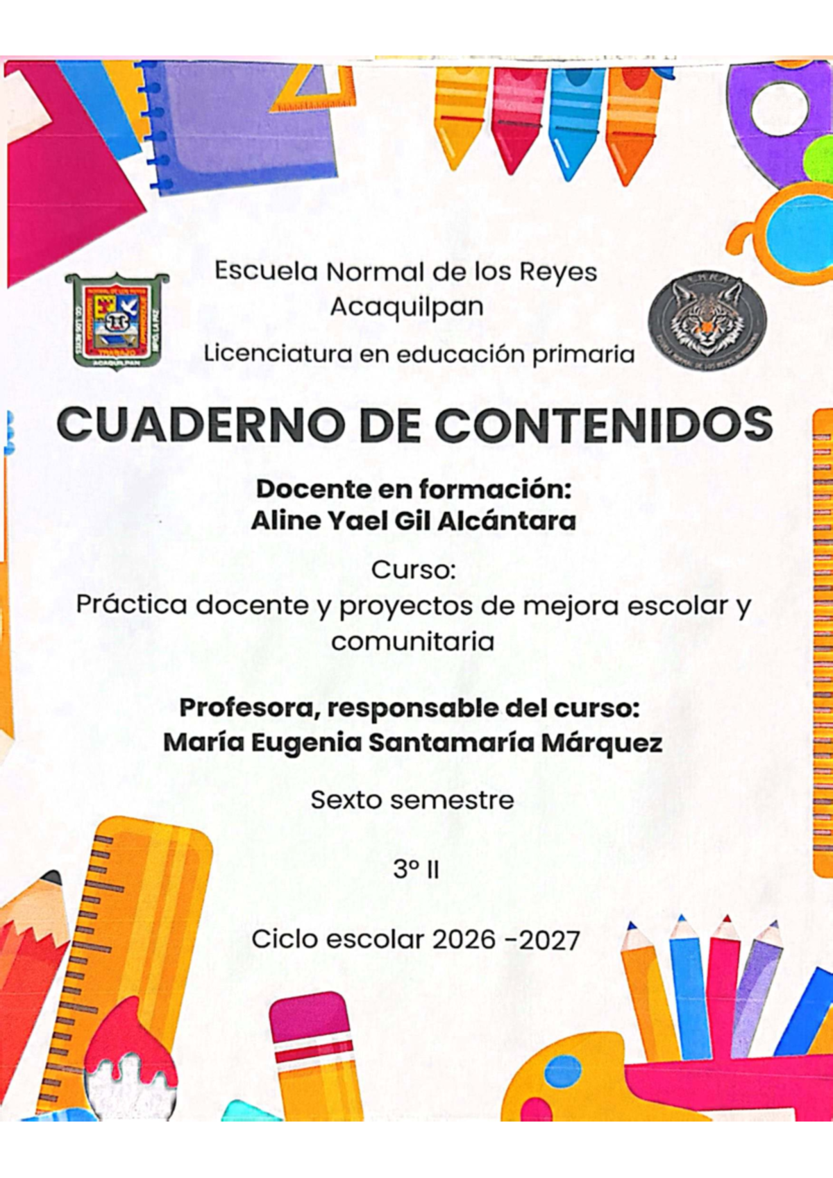 Cuaderno de Contenidos: Práctica Docente y Proyectos de Mejora Escolar ...