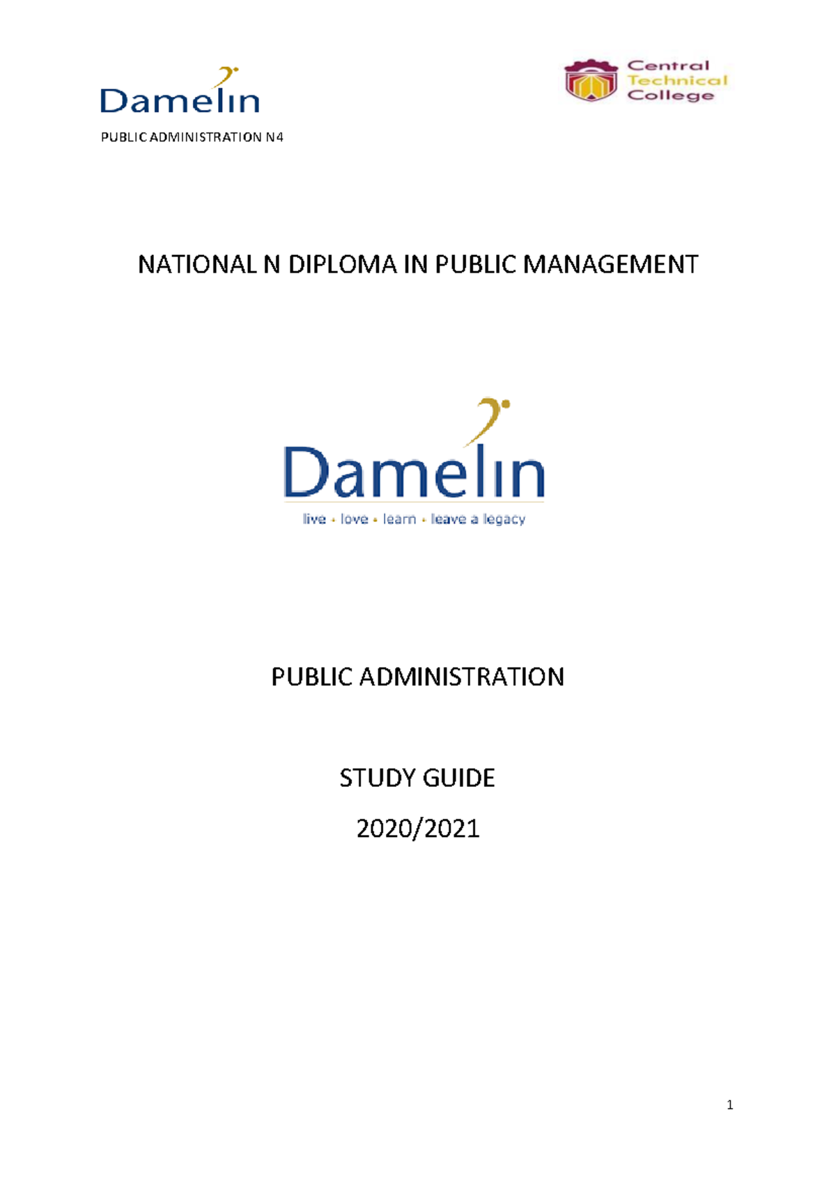 Public Administration N4 Study Guide: Essential Concepts and Insights ...