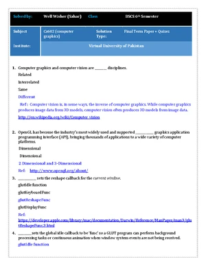 Final Sample Paper CS604 P - Sample Paper FINALTERM EXAMINATION Fall 2022 CS604P – Operating ...