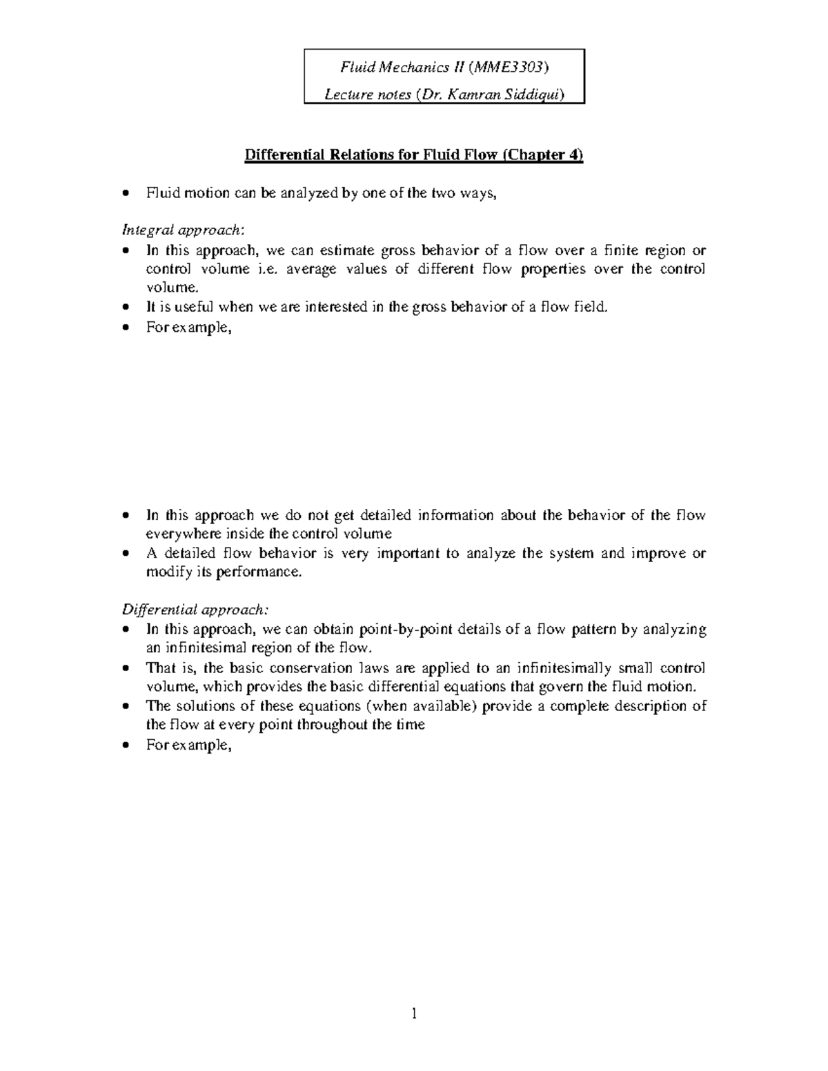 Topic 2 - Differential+relations+for+fluid+flow - Lecture notes (Dr ...