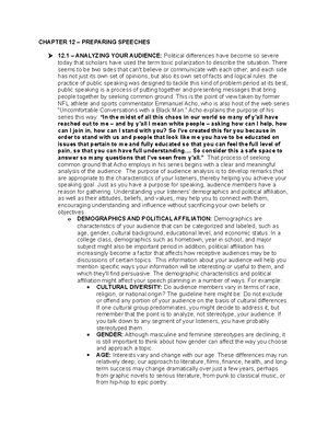 Chapter 5 SPCH Notes - CHAPTER 5 – LISTENING 5 – THE IMPORTANCE OF ...