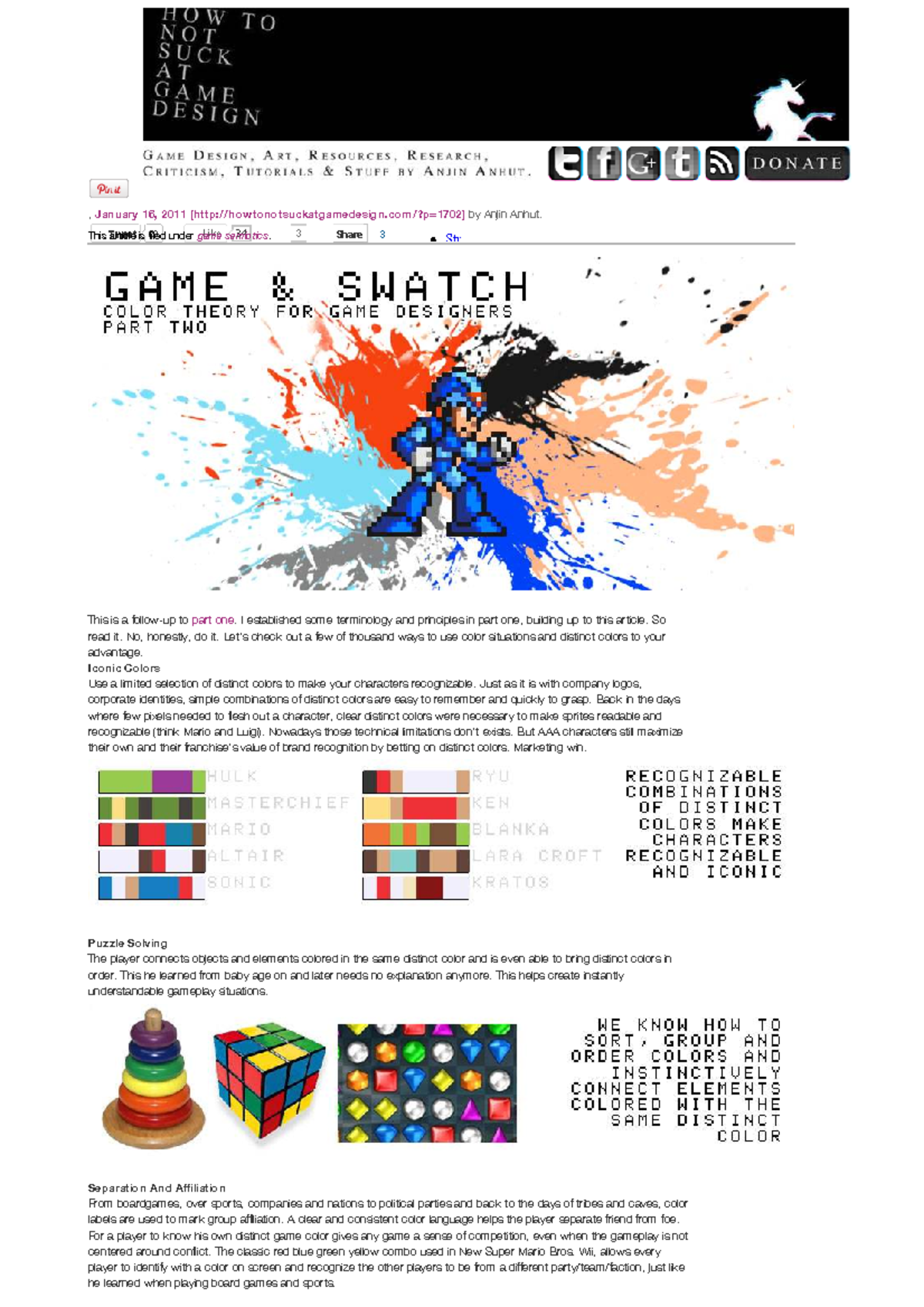 Color Theory for Game Designers: Part 2 Insights and Applications - Studocu
