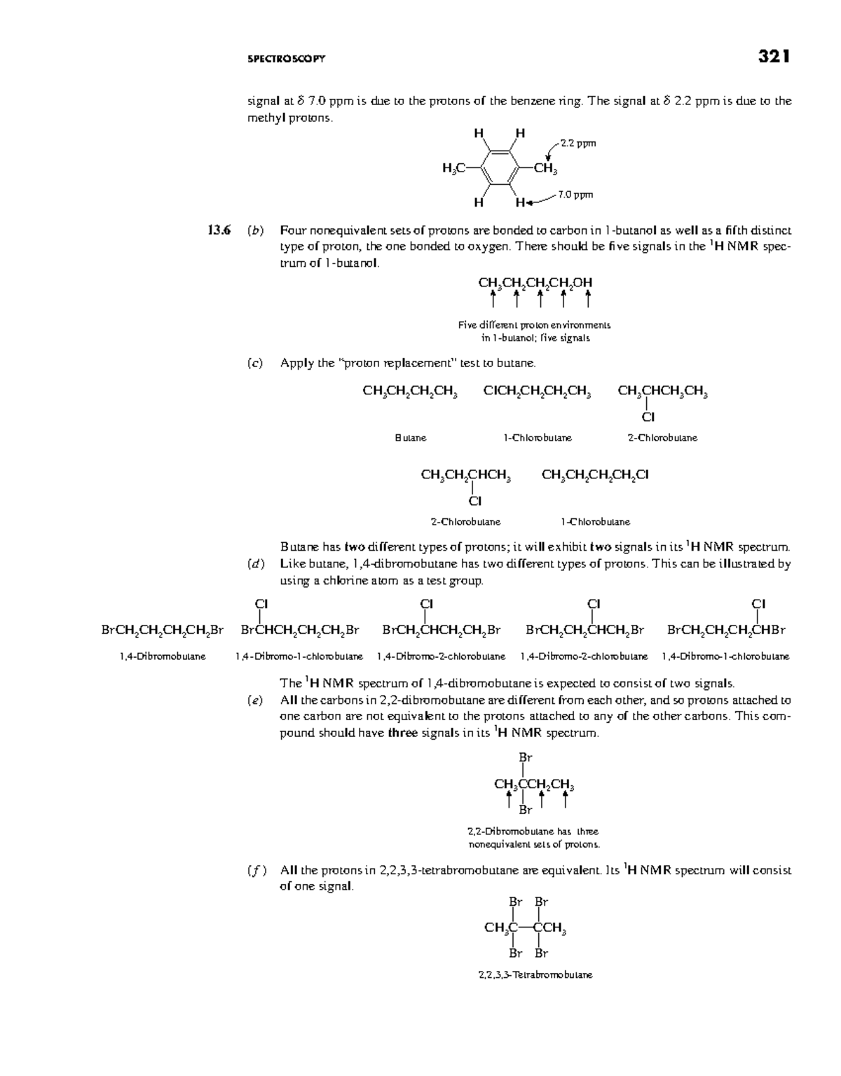 Organic Chemistry 4th Ed: 1H NMR Spectrum Analysis (321) - Studocu