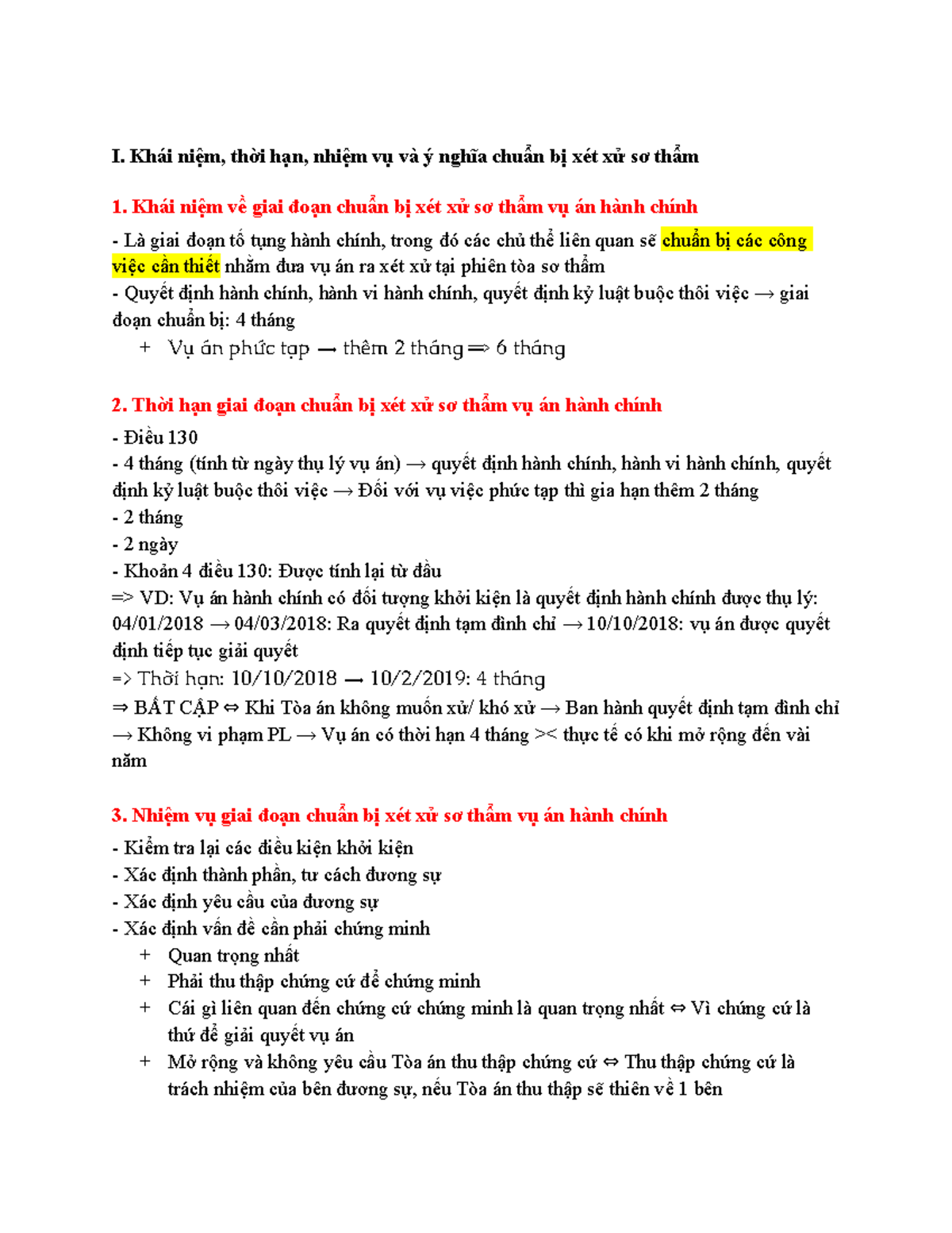 [TỐ TỤNG HÀNH Chính] BÀI 5: CHUẨN BỊ XÉT XỬ SƠ THẨM VỤ ÁN HÀNH Chính ...