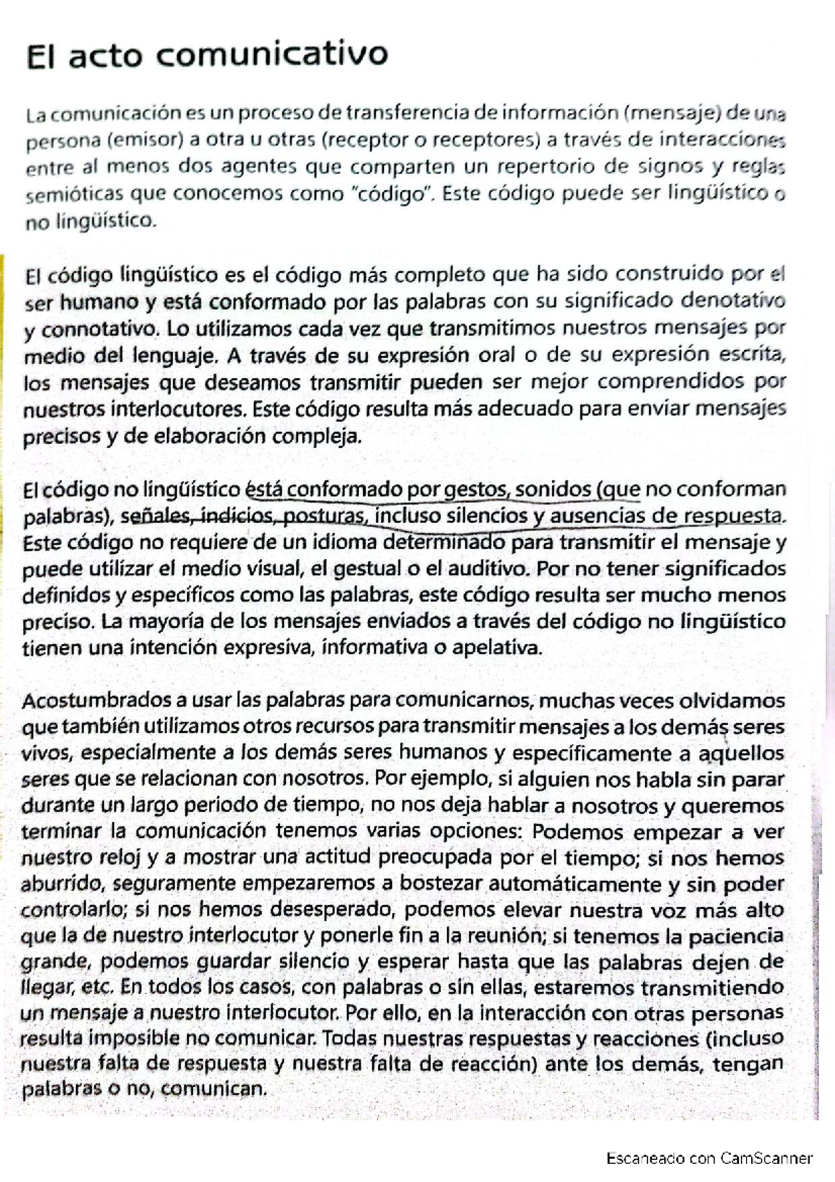 Lengua y Literatura: El Acto Comunicativo y sus Códigos (Unidad 1 ...