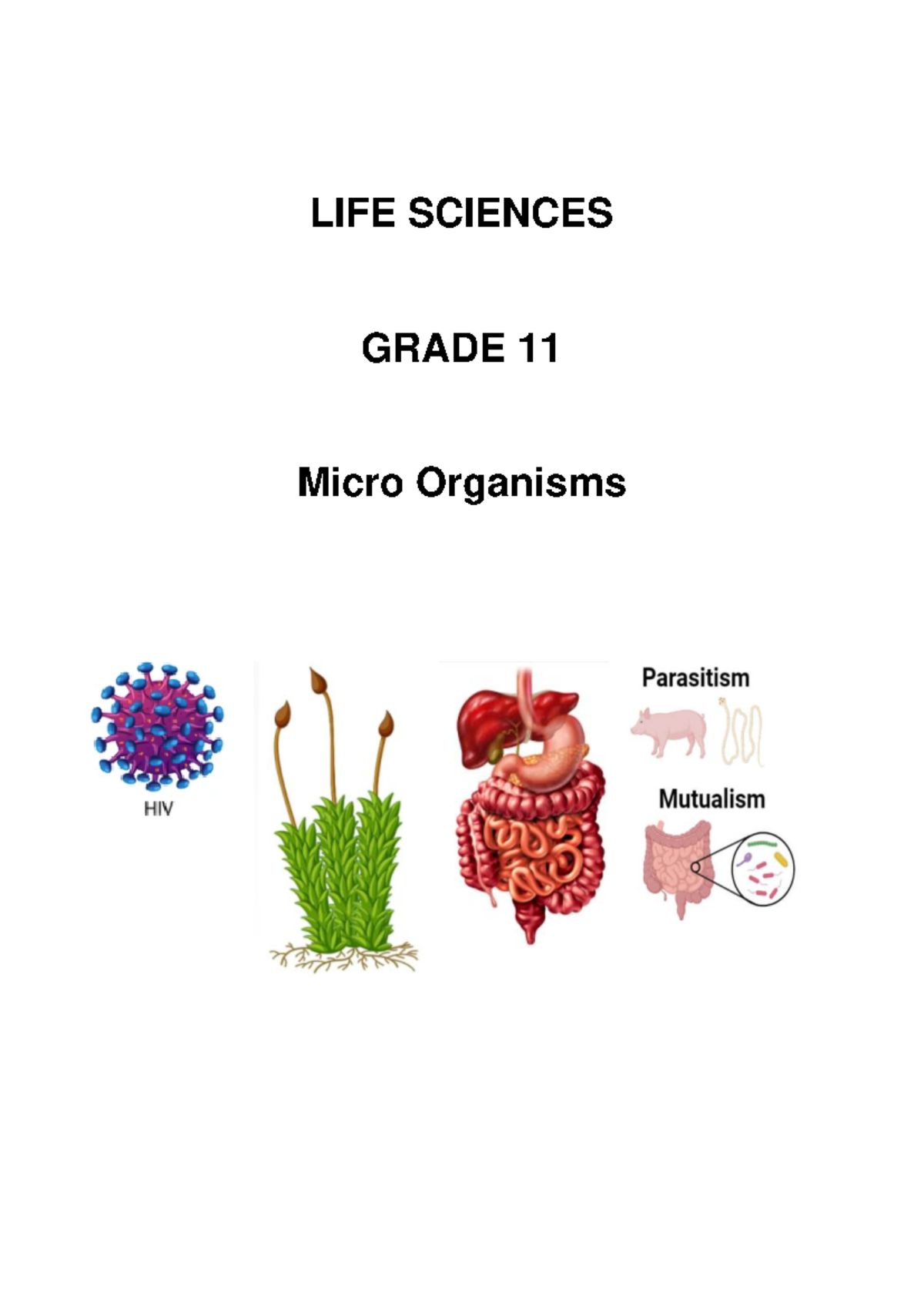 Biodiversity and Classification of Microorganisms - Questions & Summary ...