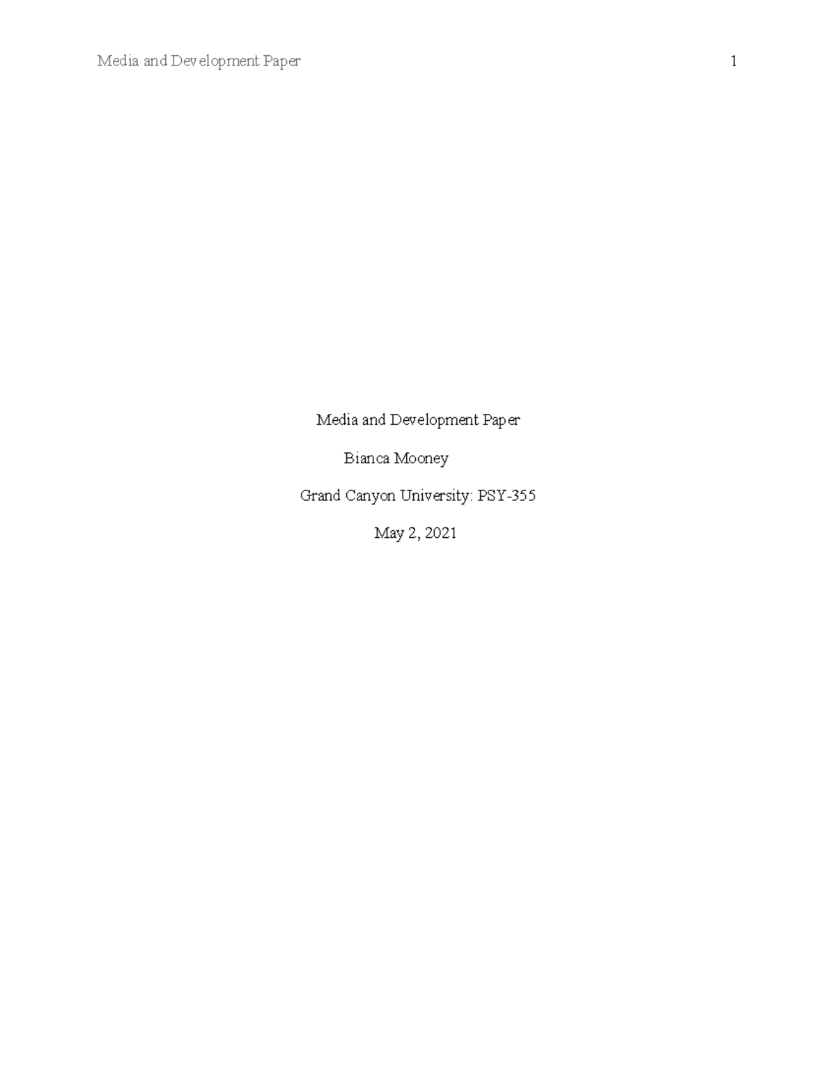 Media and Development Paper - Media and Development Paper Media and ...