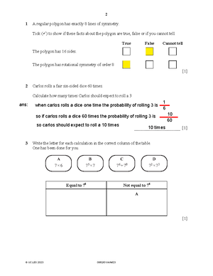 Mathematics year 8 Learner's Book - Answers - Learner’s Book answers ...