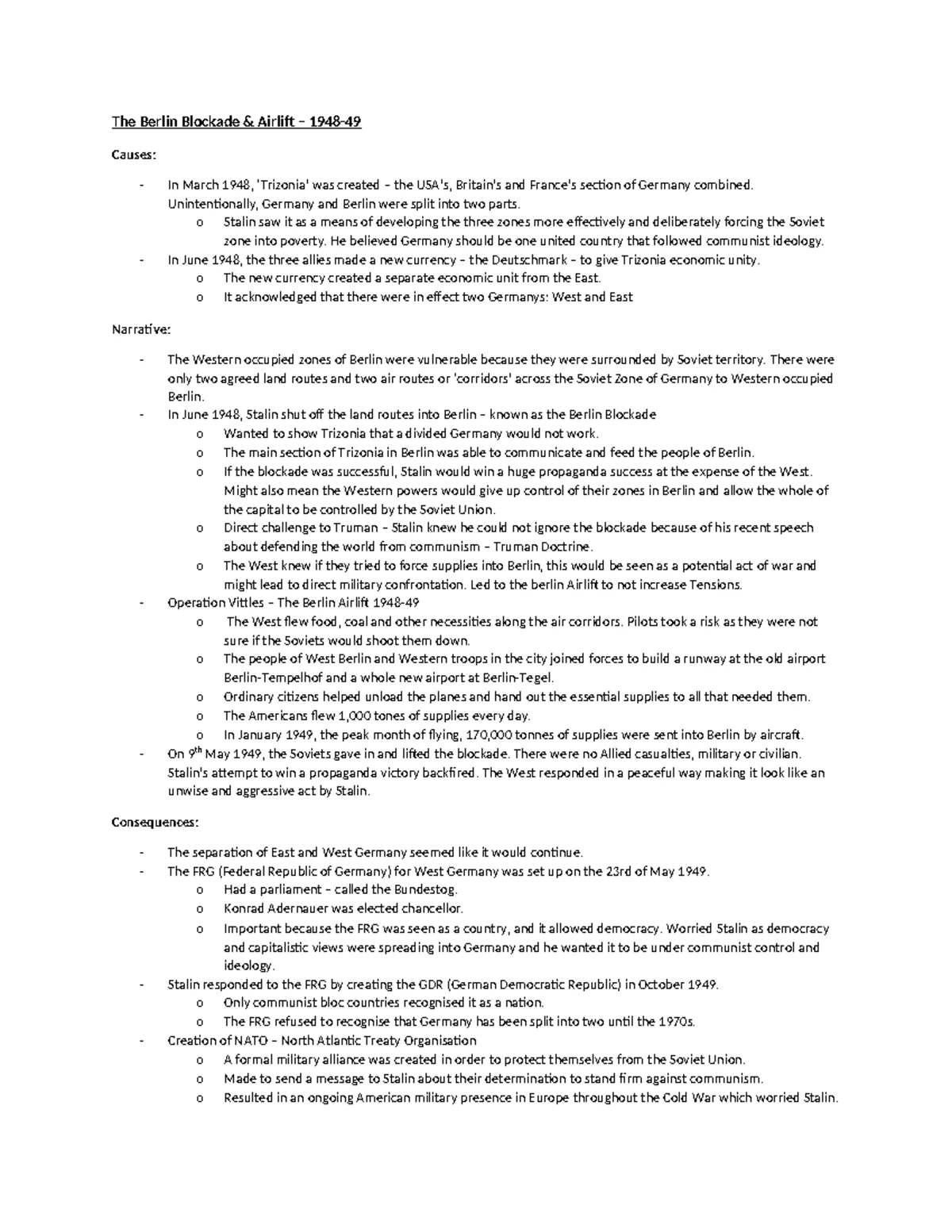 Cold War Revision Guide - Superpower Relations and the Cold War 1945-72 ...