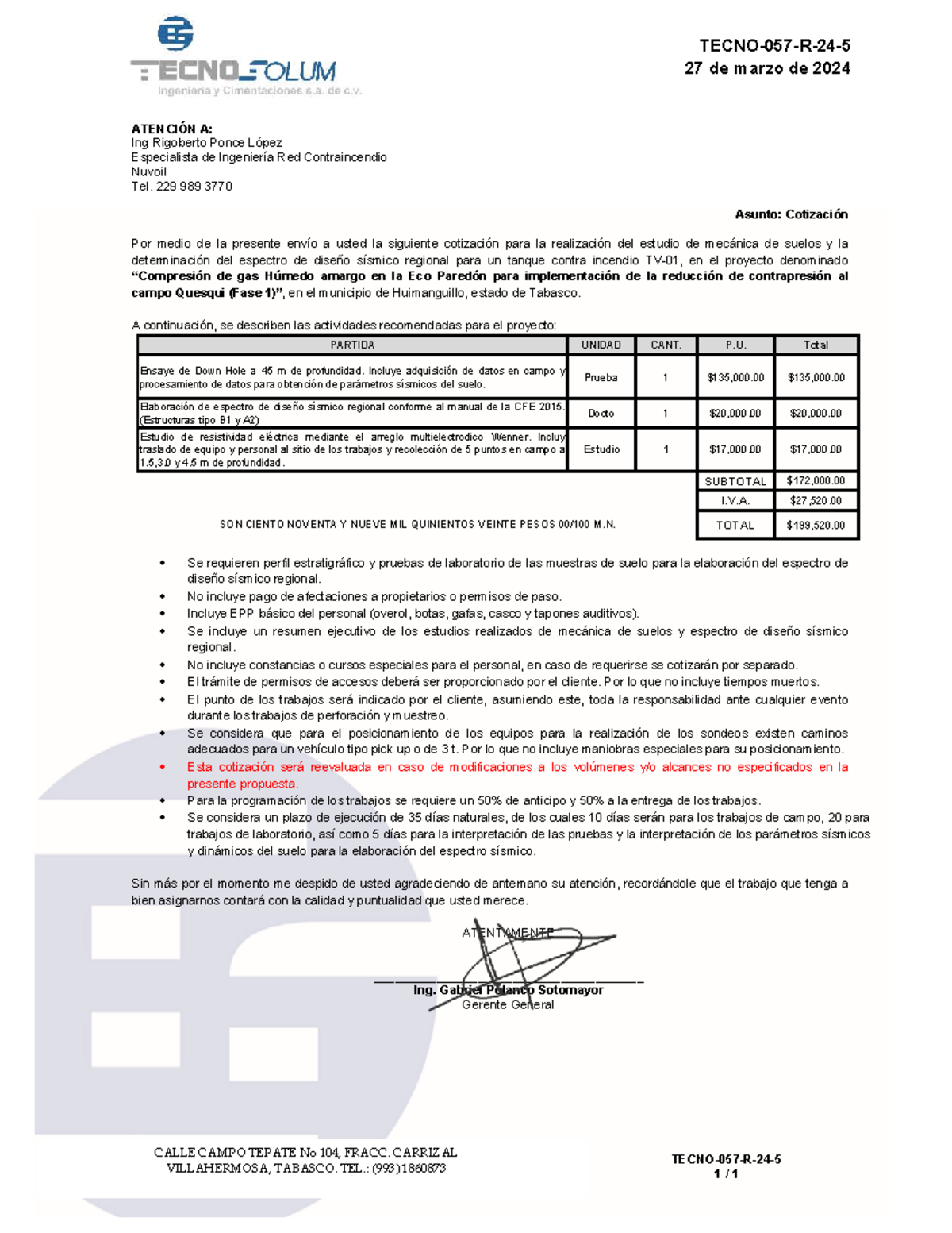 Tecno 057 R 24 5 - ANOTACIONES - CALLE CAMPO TEPATE No 104, FRACC ...