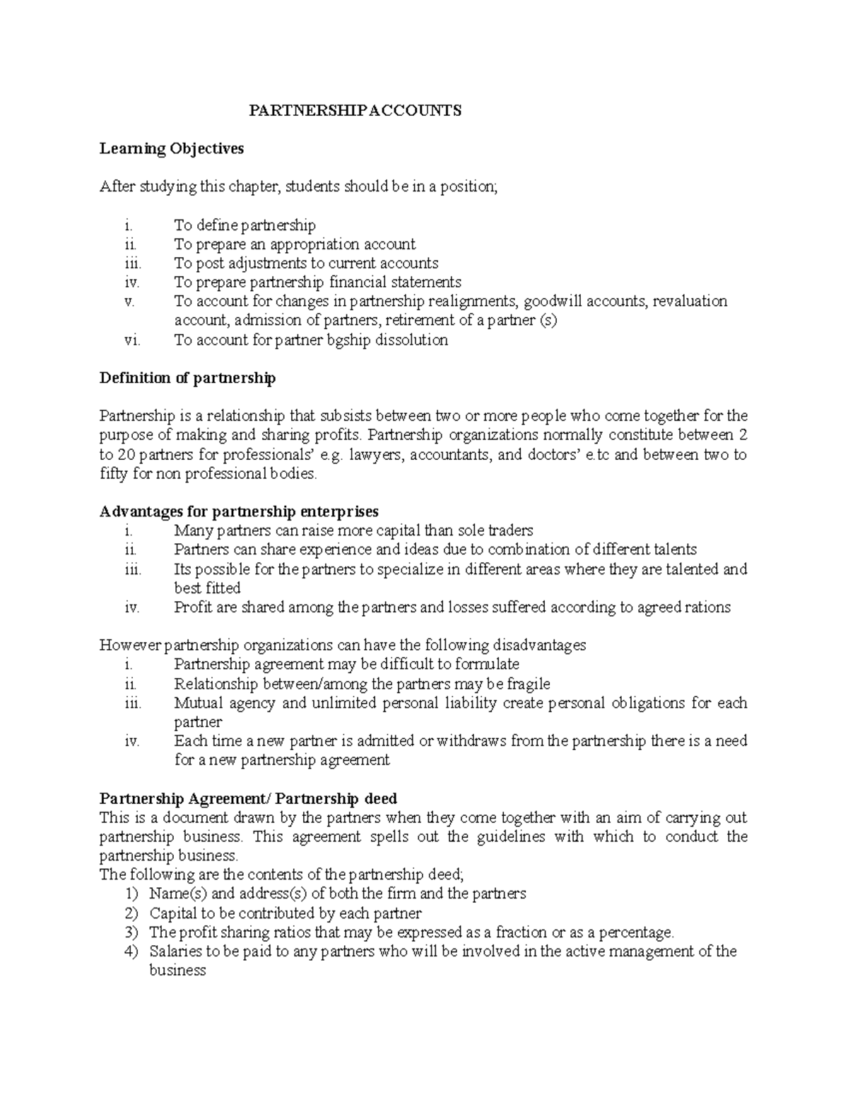 Partnership Accounts: Understanding Key Principles and Financial ...