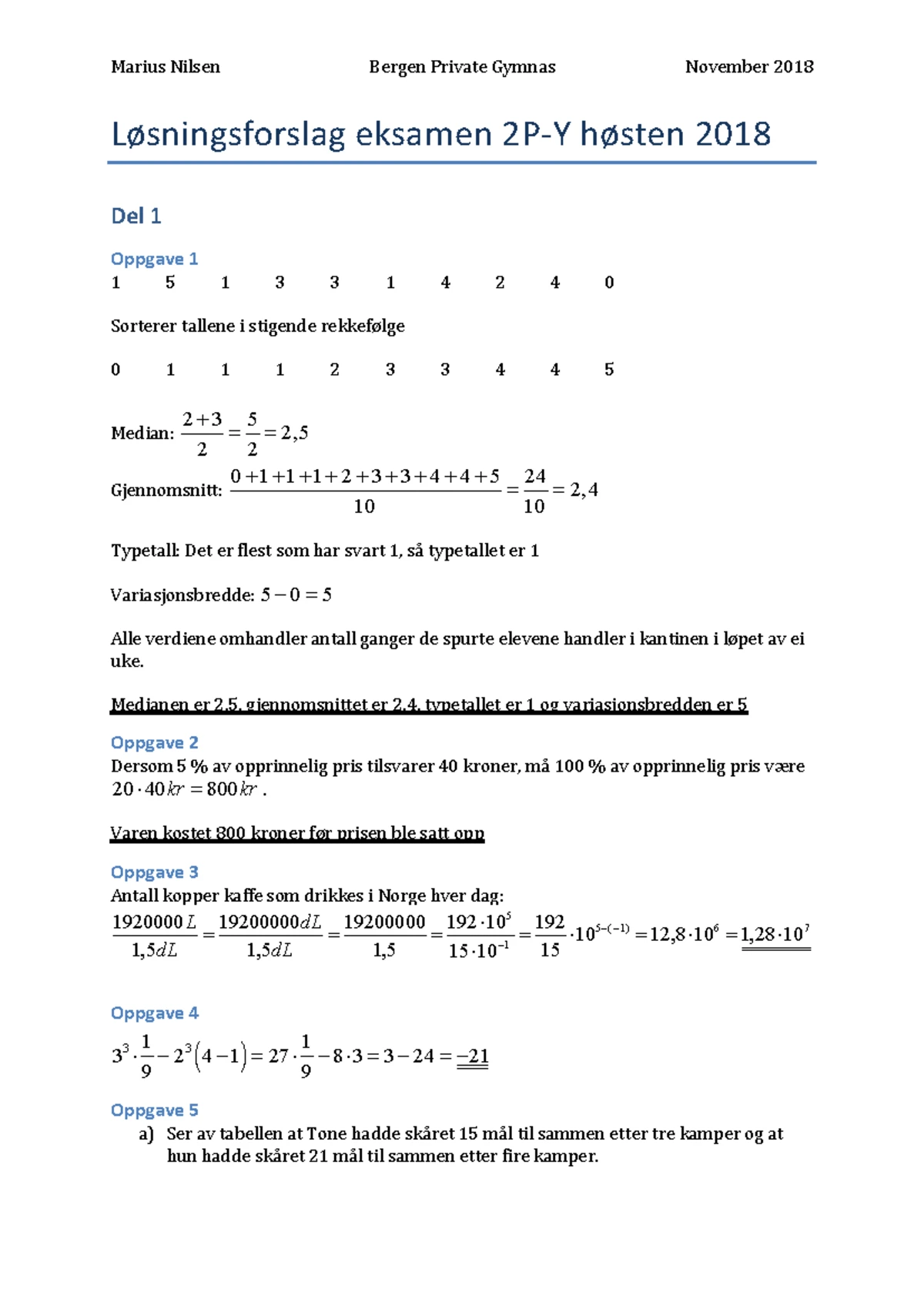 Tips, formler og bruksanvisninger til eksamen i Matematikk 2P-Y - 2017 - Sjekkliste og huskeark ...