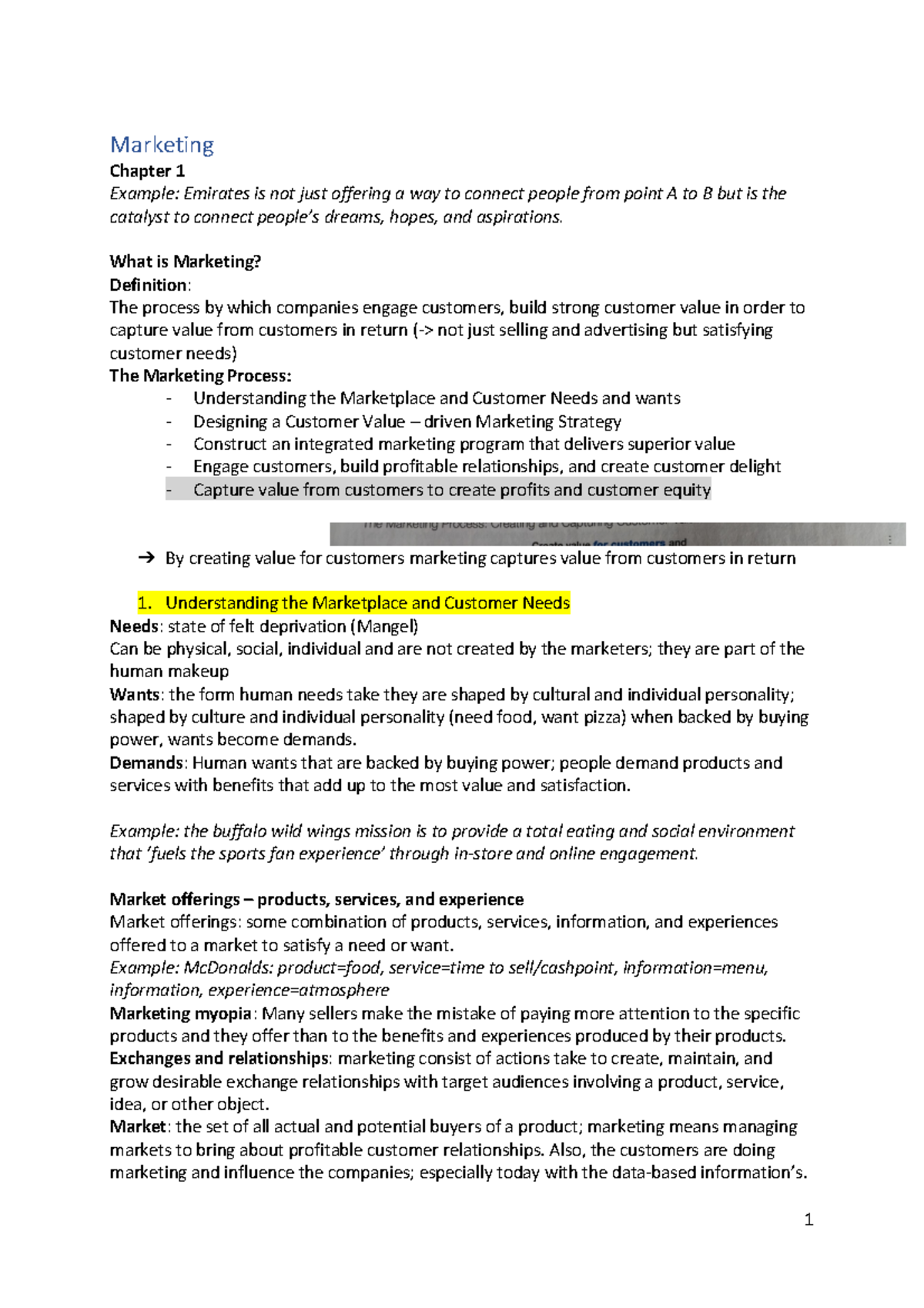 Summary of International Marketing Concepts for IB Marketing Course ...