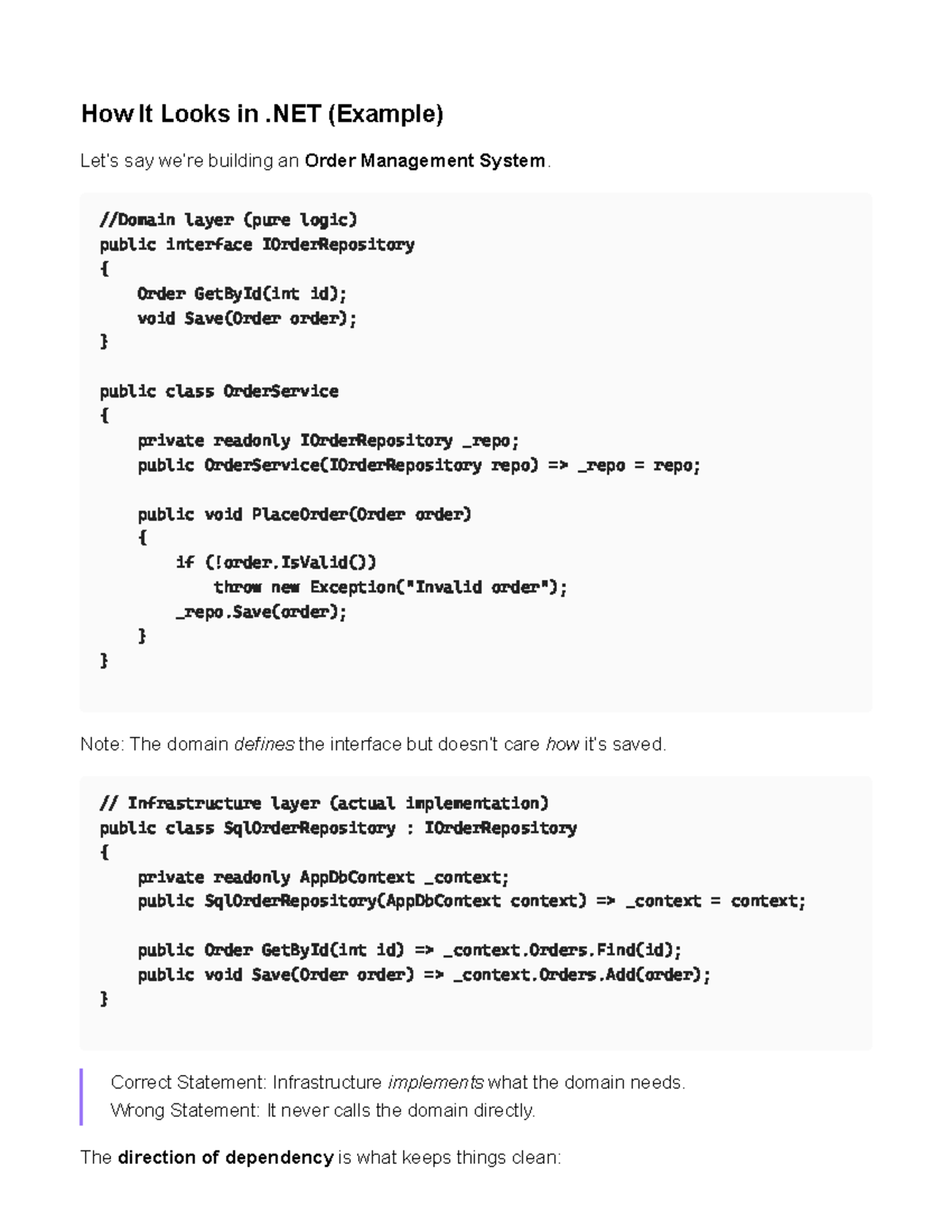 Building an Order Management System in .NET: Key Concepts - Studocu