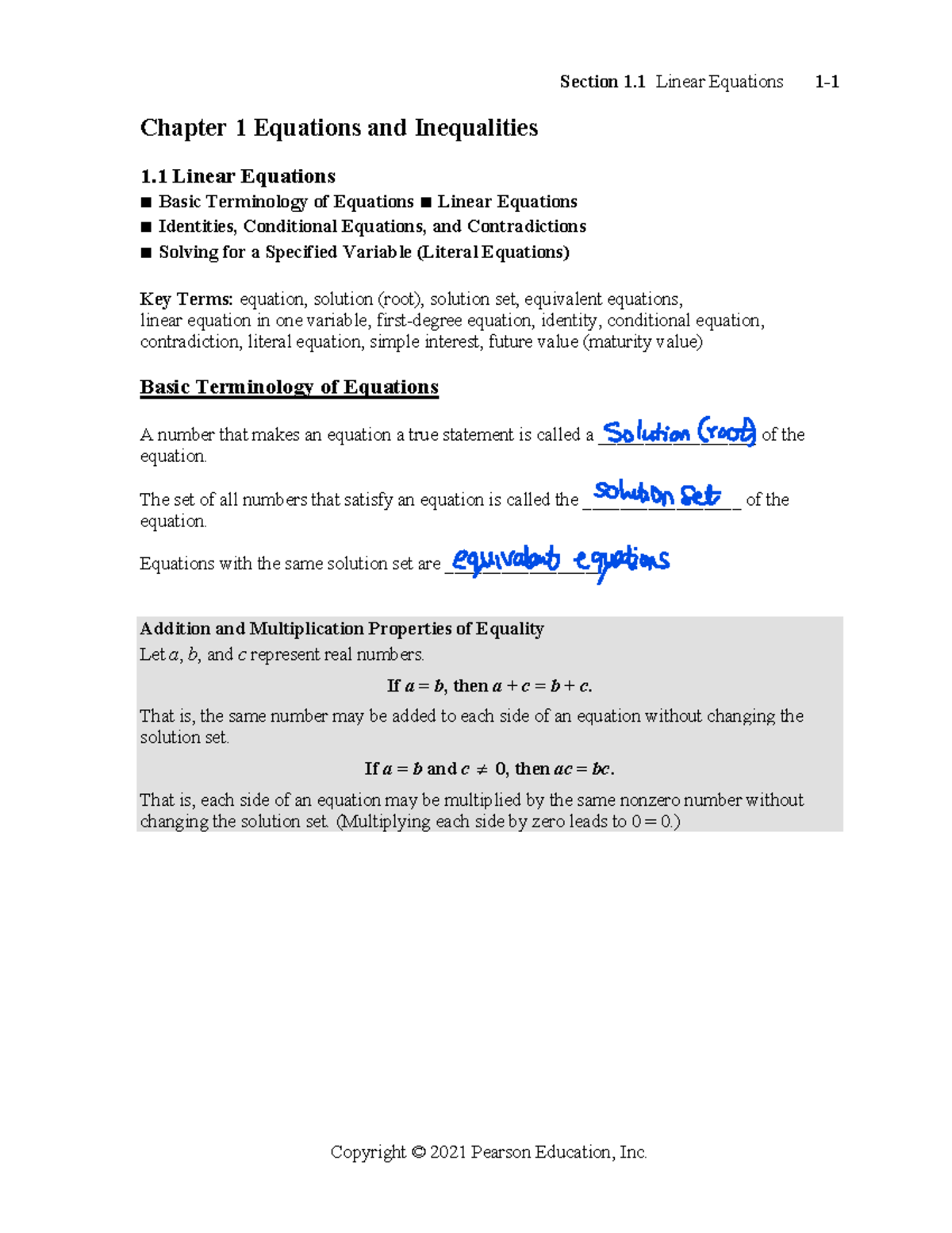 Final Exam Review: Linear Equations and Inequalities (MATH101) - Studocu