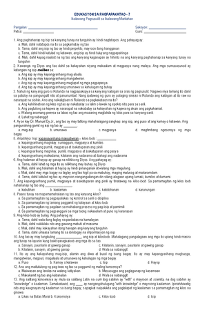 DLL Matatag Filipino 7 Q3 W4 - MATATAG K to 10 Kurikulum Lingguhang ...