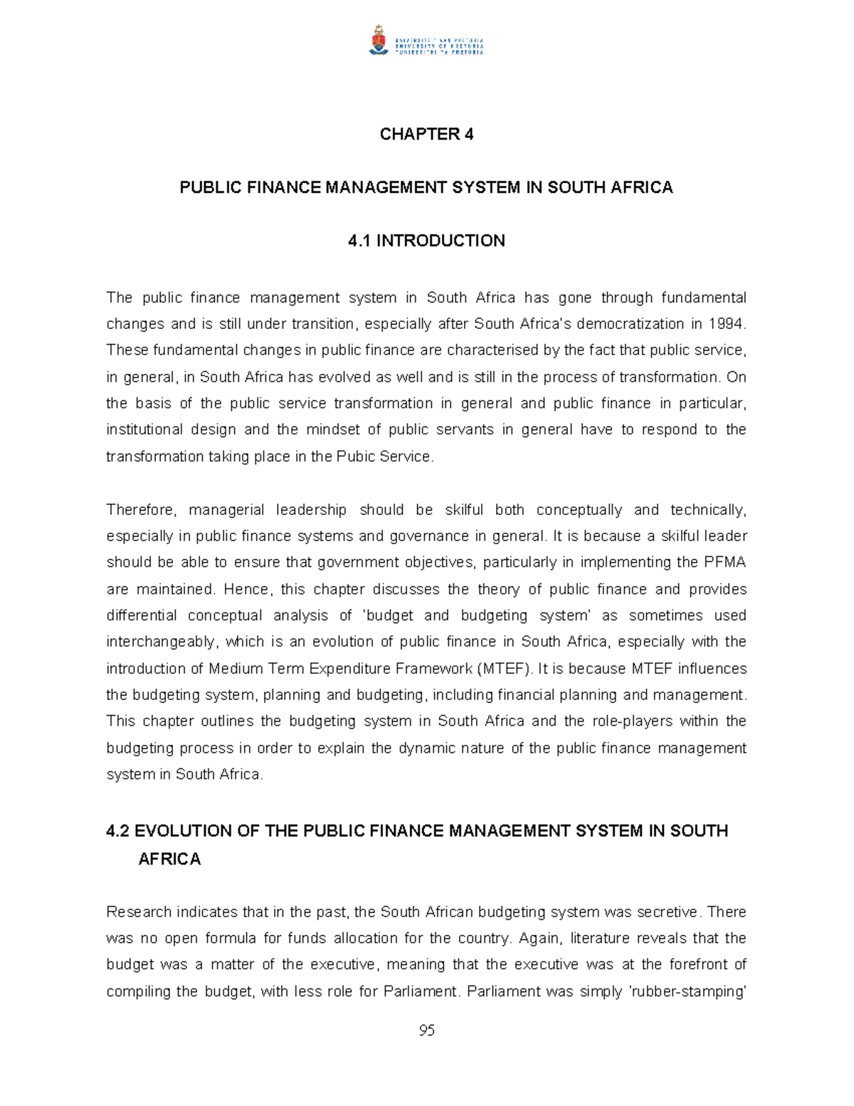 03 Chapter 4 - Public Finance Management Act Overview and Key Points ...