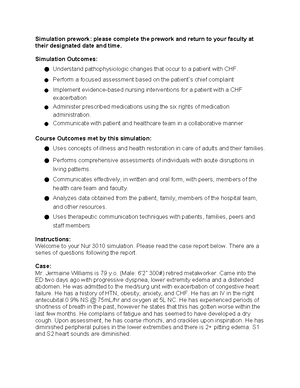Rubric - v SIM Nursing Care Plan - Bowman - College of Nursing Section ...