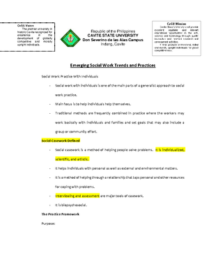 Module 11 Social Work Practice with Communities - Social Work Practice ...