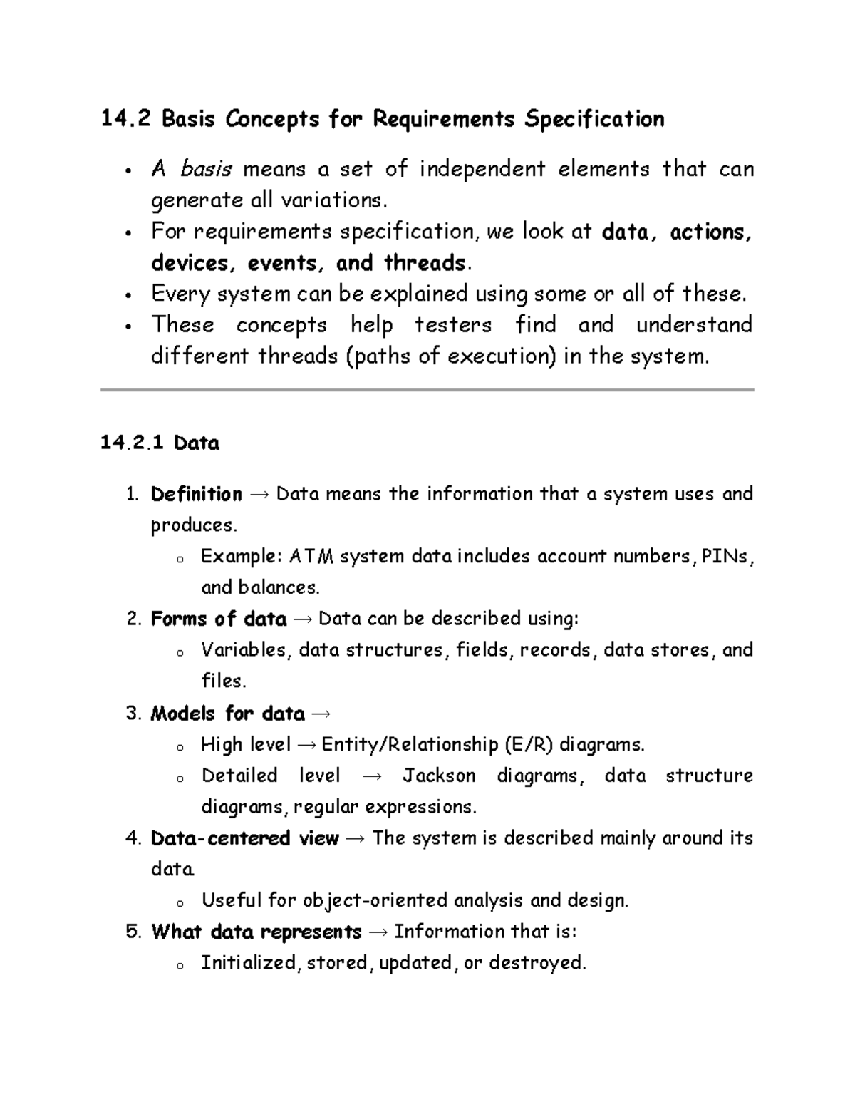 Module 3: Key Concepts in Requirements Specification for Software ...