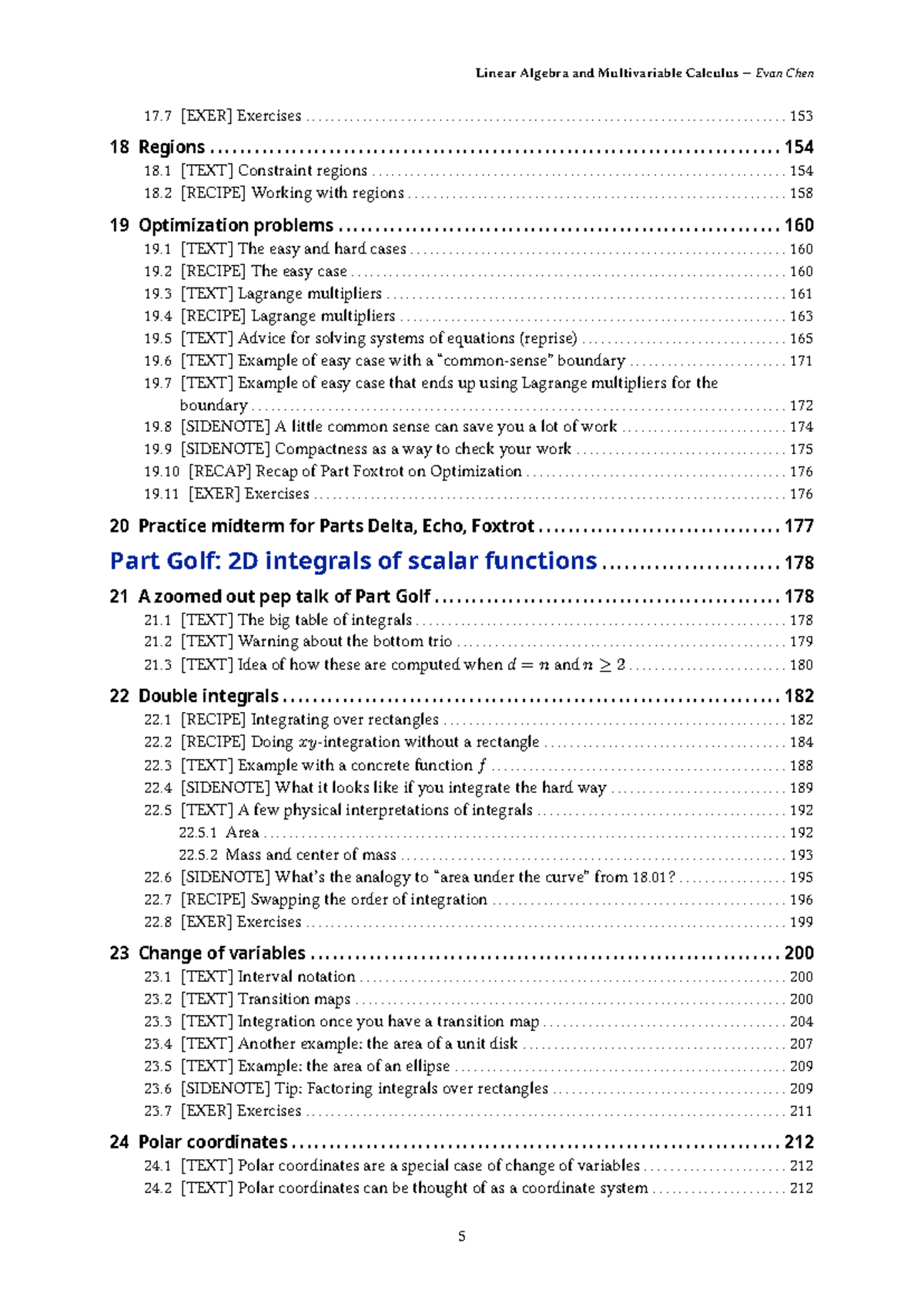 Linear Algebra & Multivariable Calculus: Exercises Summary (Part 3 ...