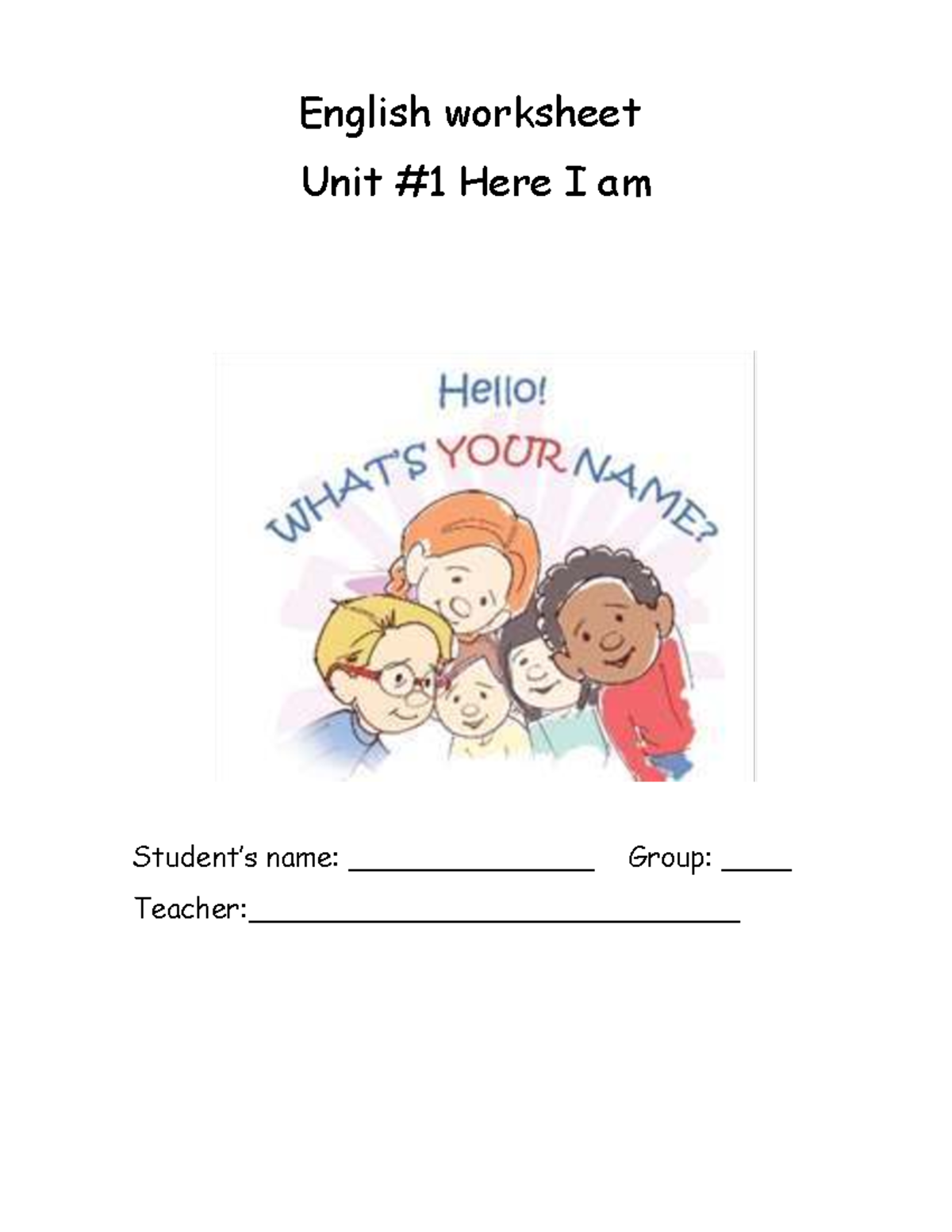 English Worksheet: Unit 1 Theme 2 - Daily Routines Vocabulary - Studocu