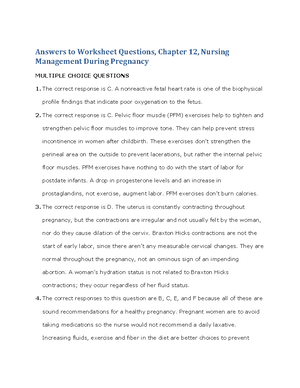 ALT 1 OB - Active learning template - ATI Basic Concept Prenatal Care ...