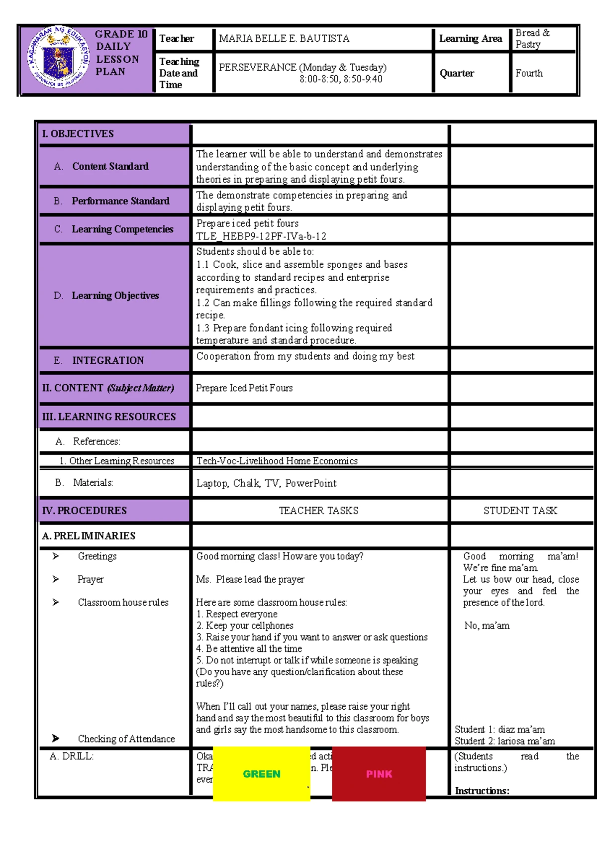 YES-O Action Plan for SY 2024-25: Strategies and Activities - Studocu