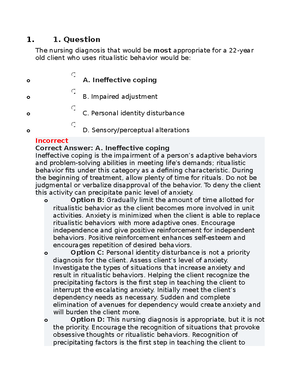 Gout Nclex - ncm - Gout NCLEX Study online at quizlet/_cr6fr A patient ...
