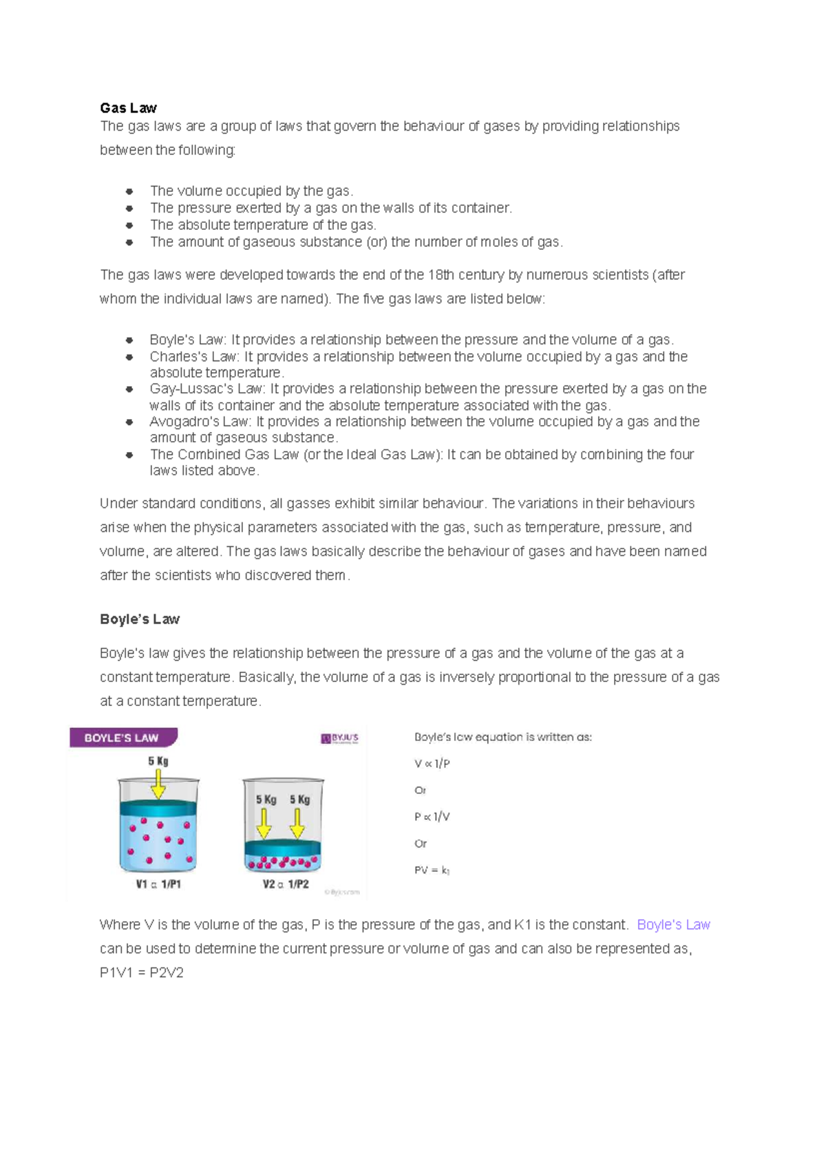 Physics 2nd Sem Lesson 3: Understanding Gas Laws and Their Applications ...
