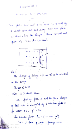 UNIT-2- Design OF Connections - Design of connections I Types of ...
