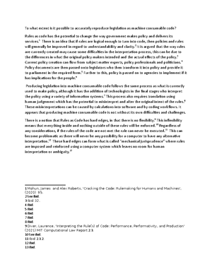 Week 1 Review of Legal Coding - Week 1: Review The goals of this week's ...