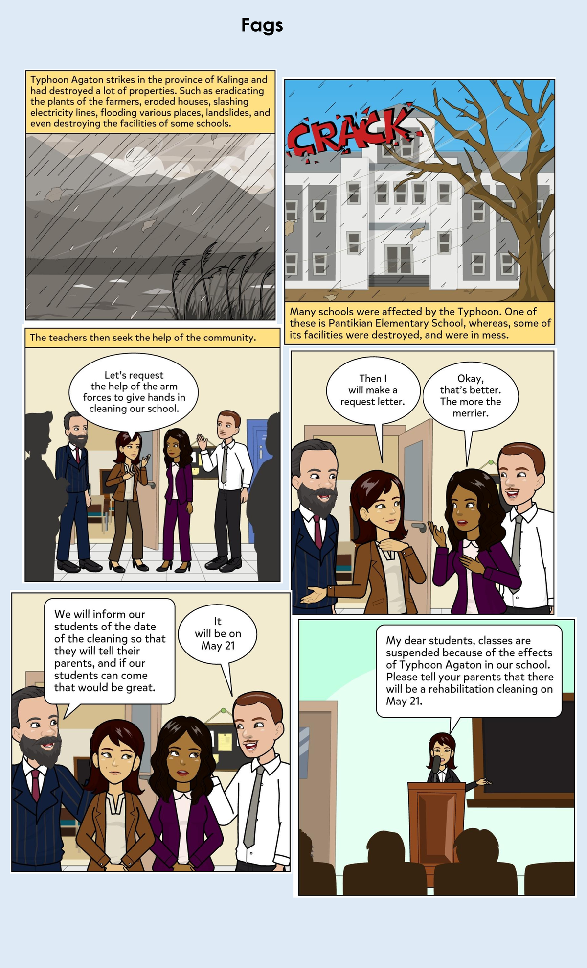 Comic strip - The teacher and the community, School Culture and ...