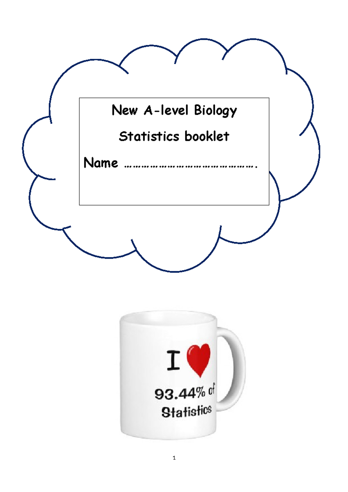 Statistics Booklet for NEW A-Level AQA: Understanding Key Concepts ...