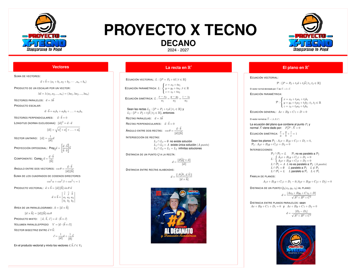 Formulario-Clc 2 - Formulario - PROYECTO X TECNO DECANO 2024 - 2027 PROYECTO X TECNO DECANO 2024 ...
