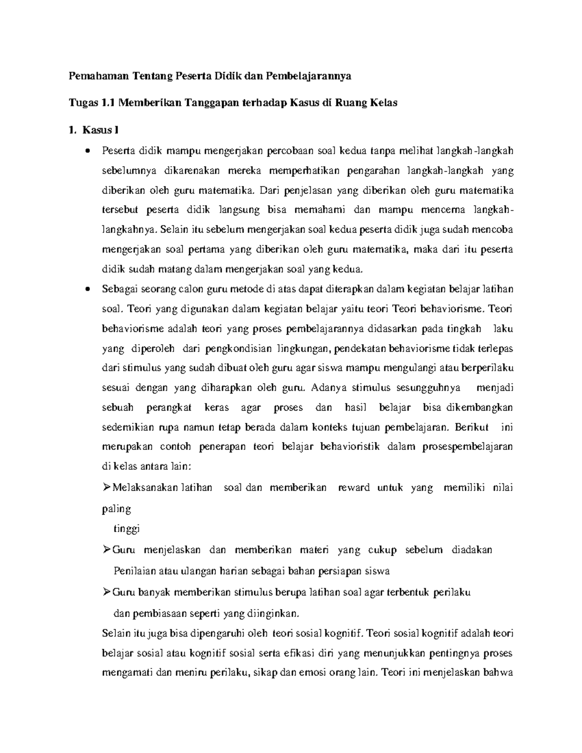 Ruang Kolaborasi topik 1 pemahaman peserta didik dan pembelajarannya - Pemahaman Tentang Peserta ...