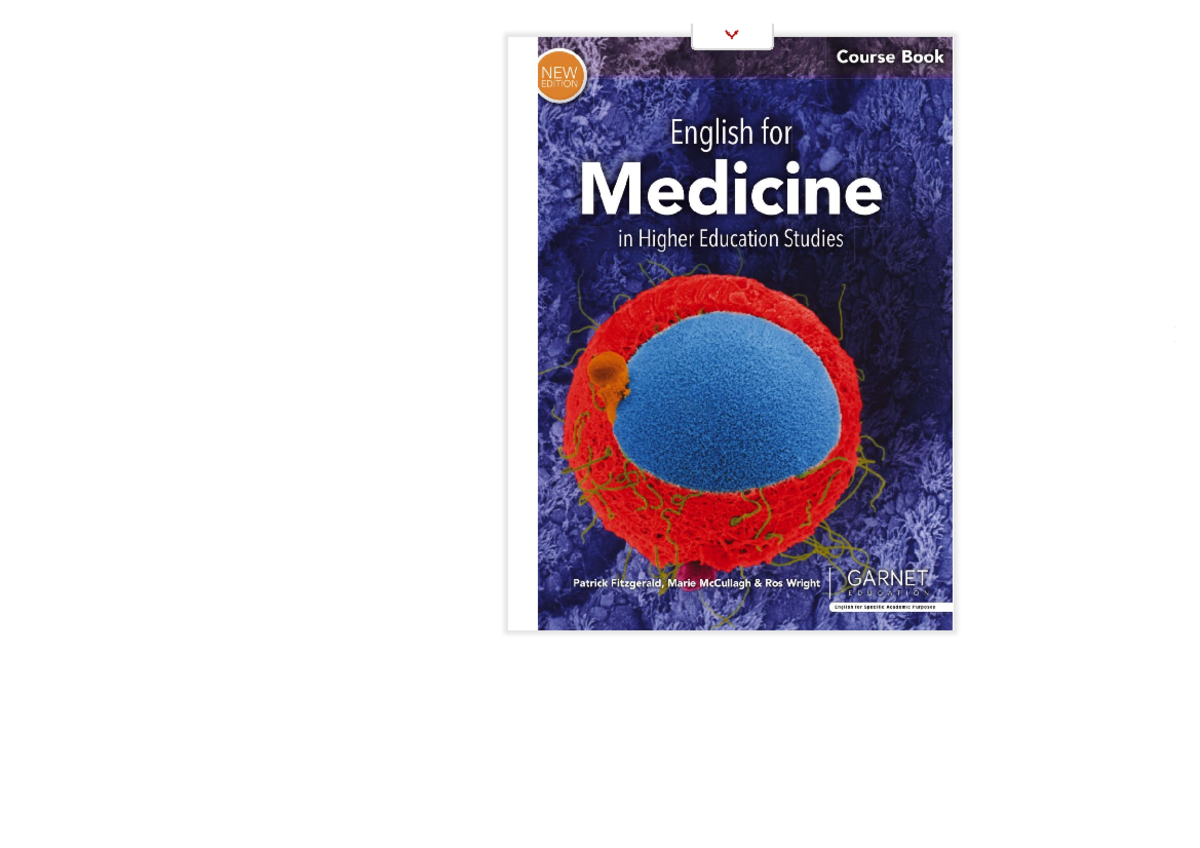 English for Medicine in Higher Ed: 2nd Ed Course Book Overview - Studocu